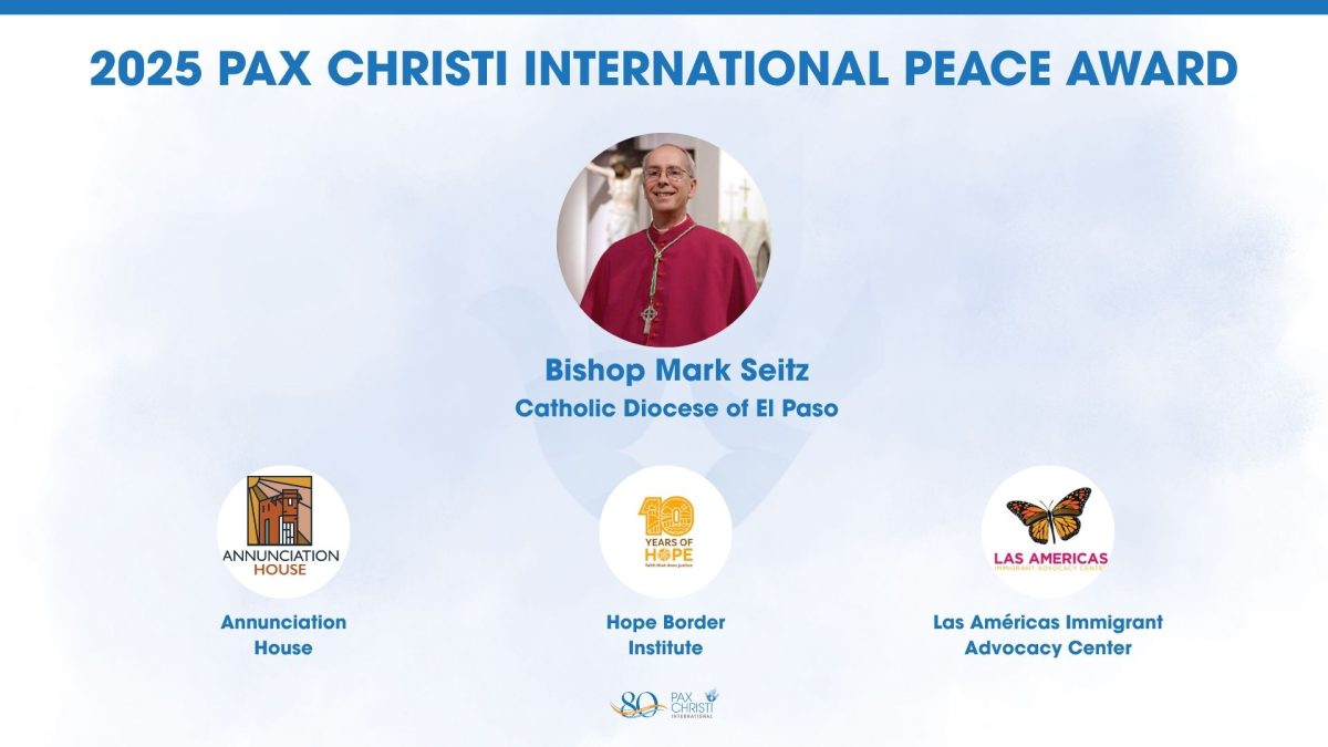 Pax Christi International 2025 Peace Award: Bishop Mark Seitz of the ...